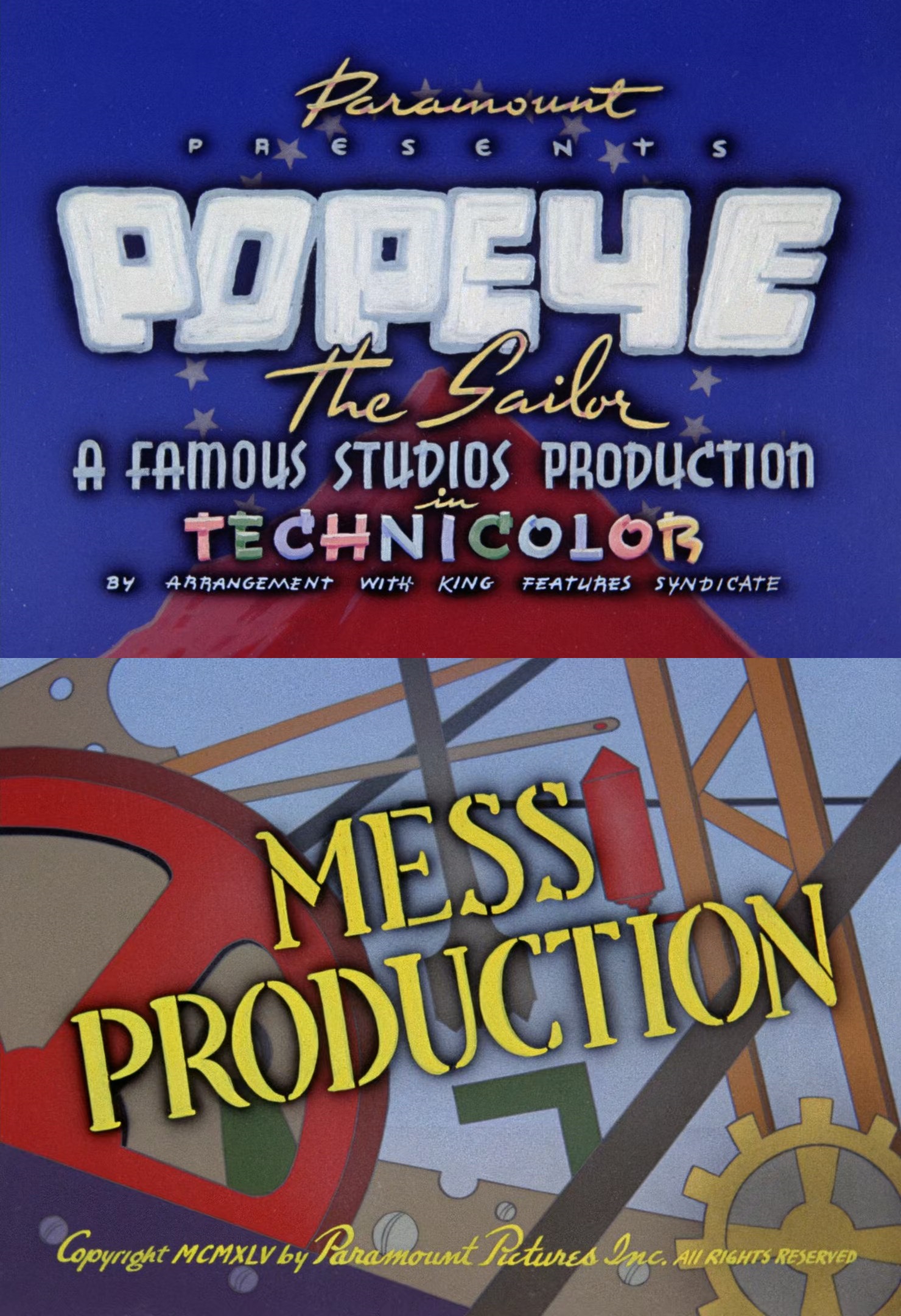 Popeye the Sailor | Mess Production