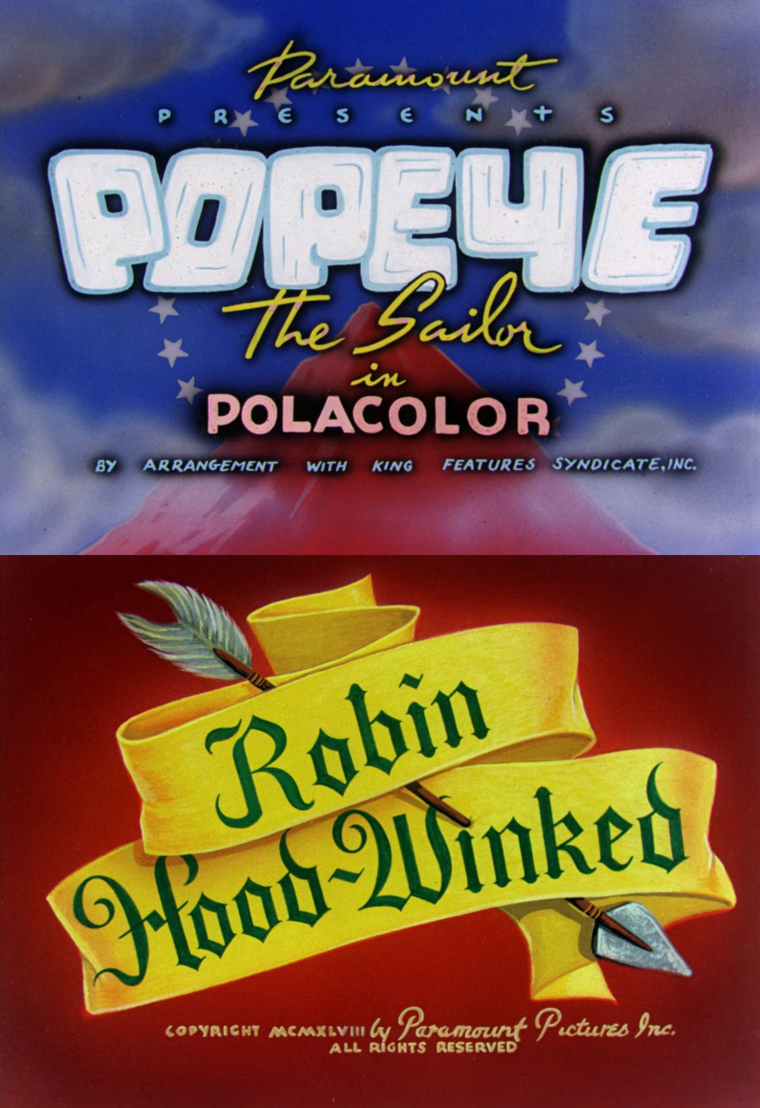 Popeye the Sailor | Robin Hood-Winked