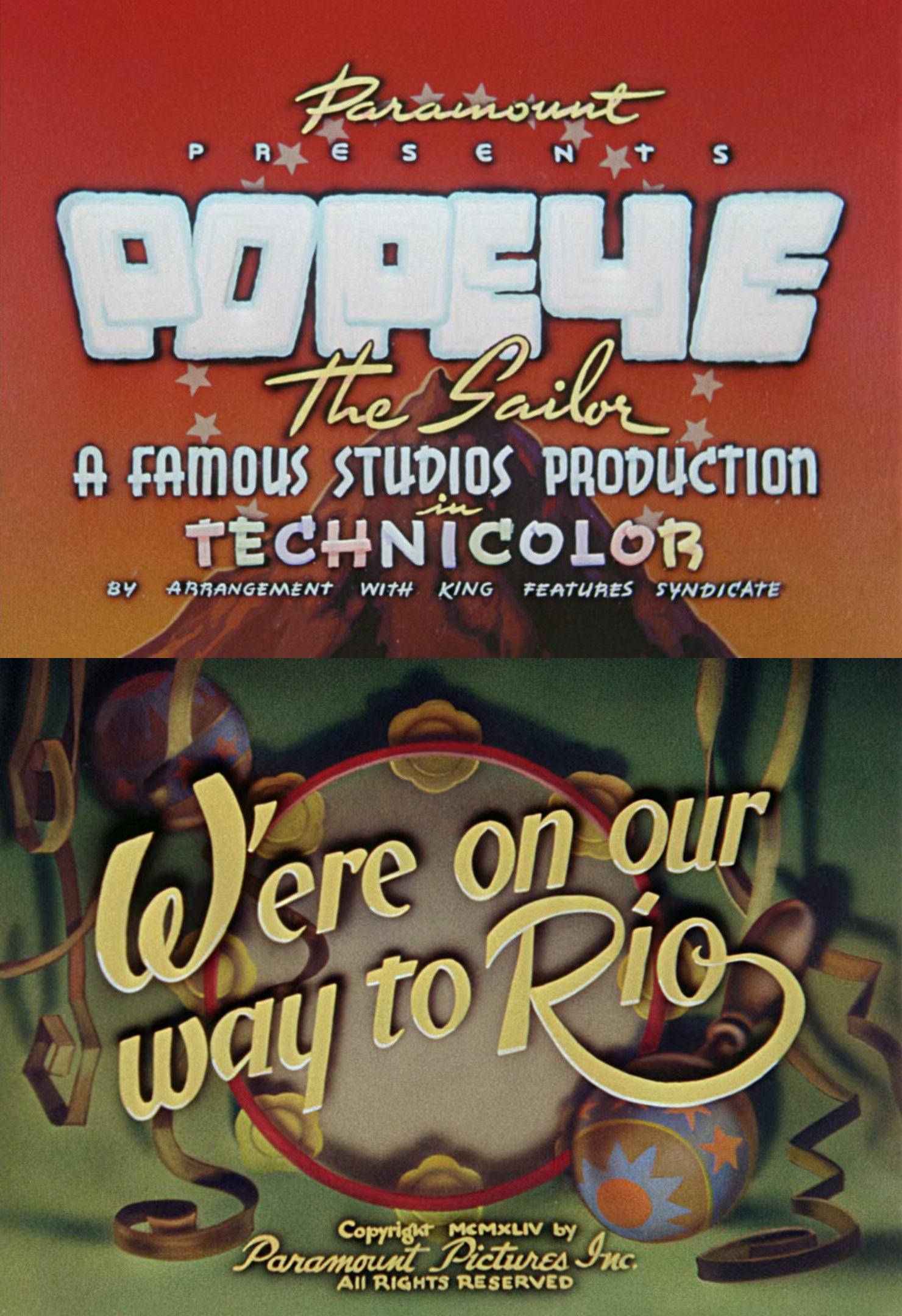 Popeye the Sailor | We're On Our Way to Rio